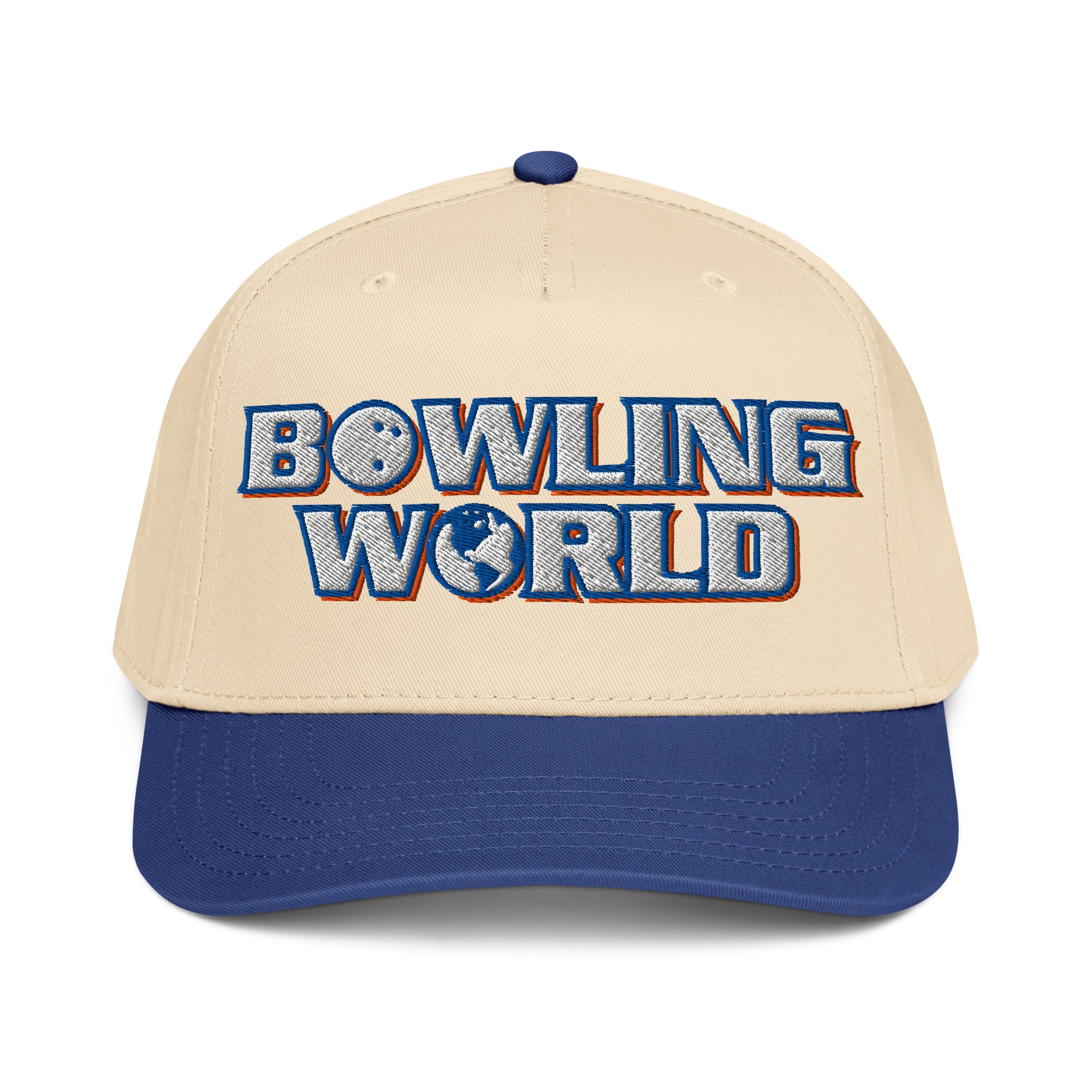 Bowling World Natural 5 Panel Cap