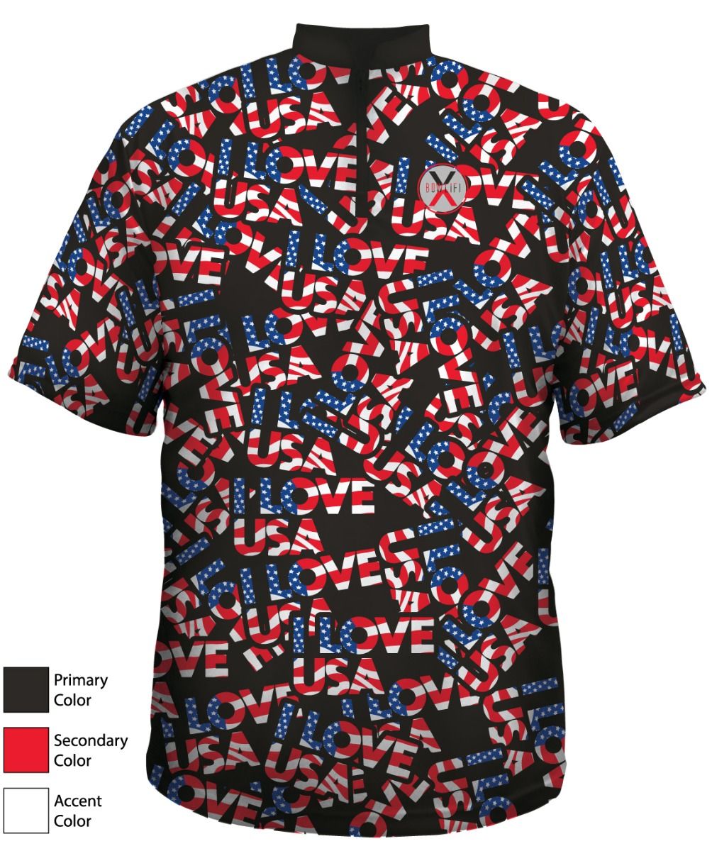 Bowlifi I Love USA Jersey – Bowling World